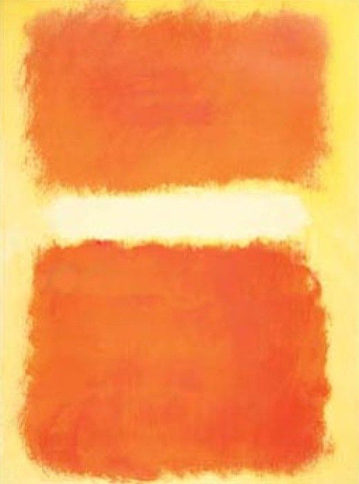Mark Rothko Dark Brown Gray and Orange 50% off - ArtExpress.ws