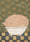 Warren Kimble American Pig Painting 50% off - ArtExpress.ws