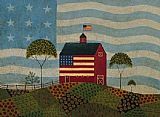 Warren Kimble American Pig Painting 50% off - ArtExpress.ws