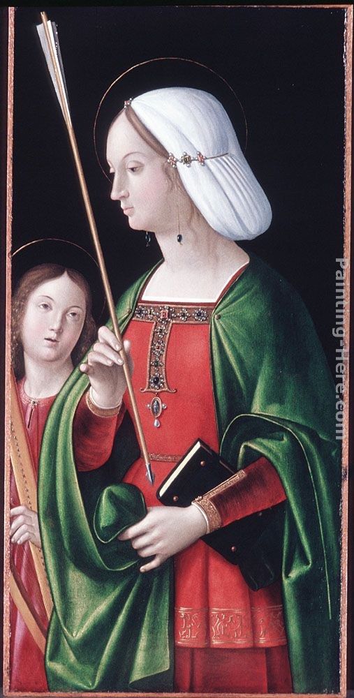 Andrea Solario St. Ursula Painting 50% off - ArtExpress.ws