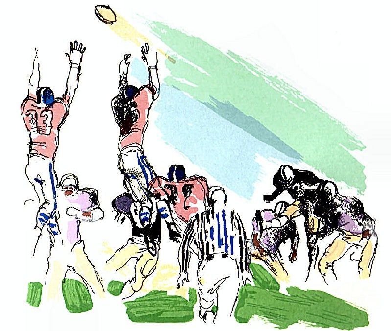 Leroy Neiman Field Goal Painting 50% off - ArtExpress.ws