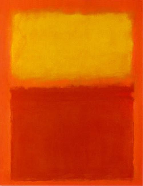 Mark Rothko White over Red2 Painting 50% off - ArtExpress.ws