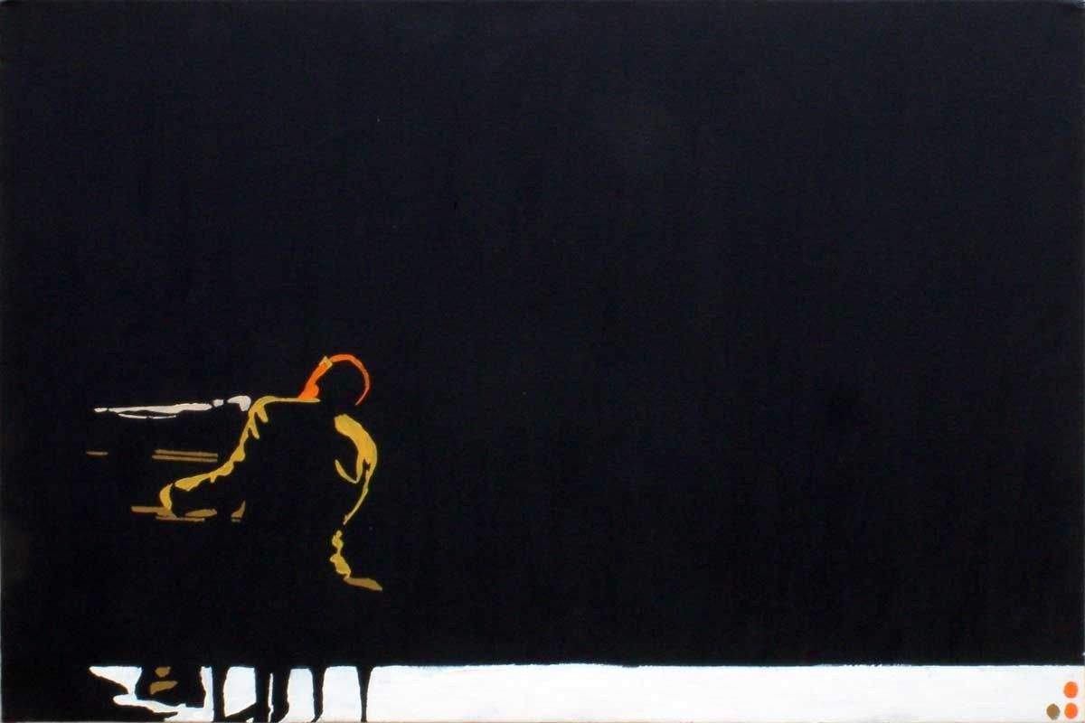 Pop art long stage ray Painting 50% off - ArtExpress.ws